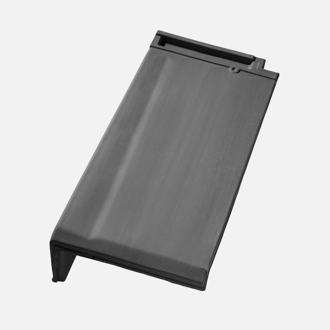 Plano Ortgangziegel dunkelgrau links | Zürcher Ziegeleien AG