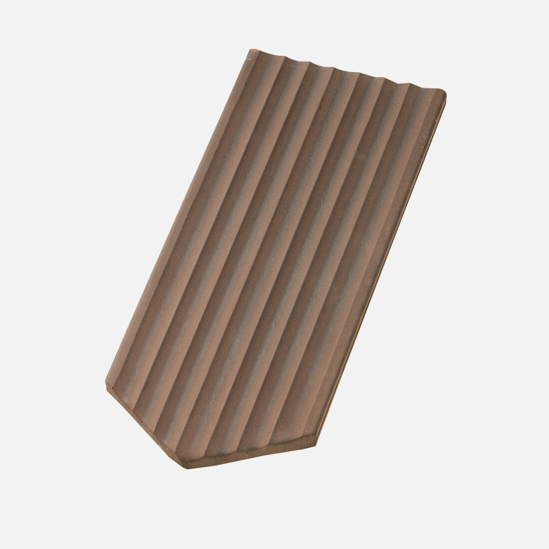 Casta 17/38 spitz gewellt braun | Zürcher Ziegeleien AG